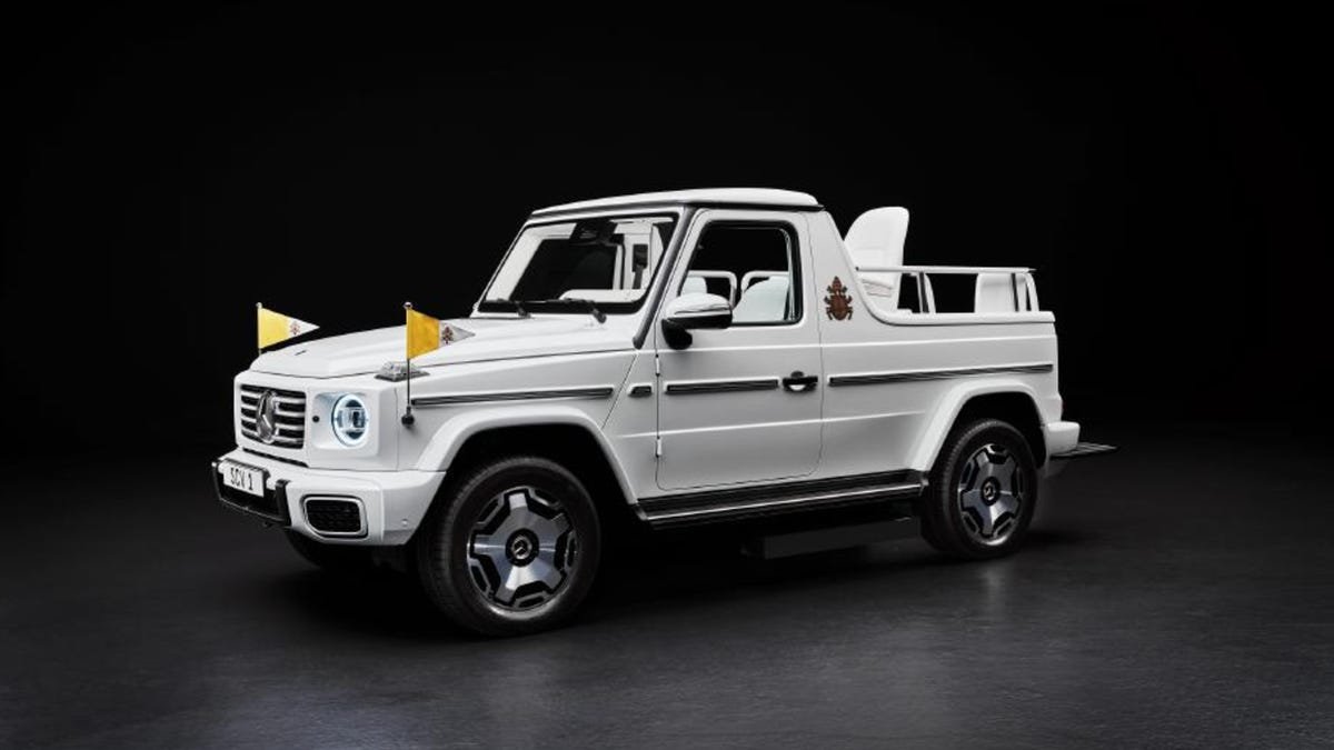 Pope Francis gets an All-Electric Mercedes-Benz Popemobile! - Mani Masood